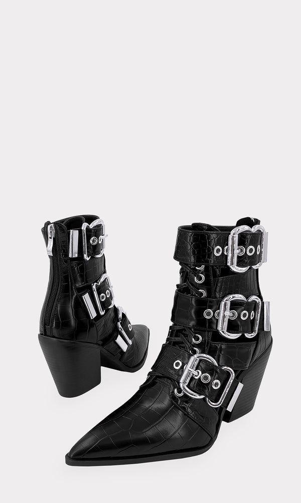 HOLSTER NEGRO CROC | MYSHMX® - MY SHOES MEXICO